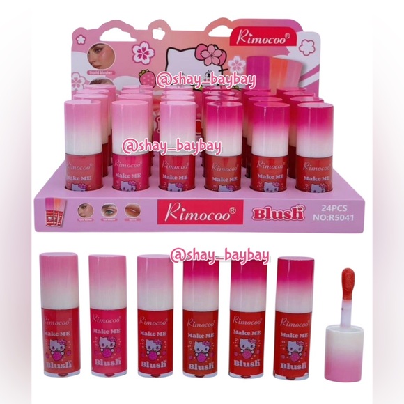 Makeup | Hello Kitty Rimocoo Make Me Blush Cheek Eye Lip Tint 24pack ...